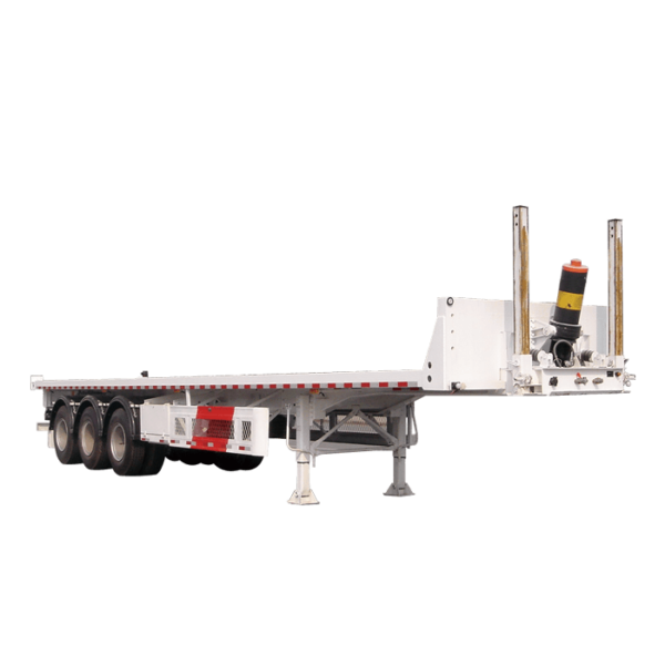 40ft 3 Axle Flat Bed Semi Trailer For Sale